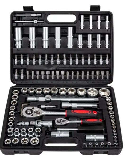 Set Of Tools 1/2" & 1/4" 108 Pcs