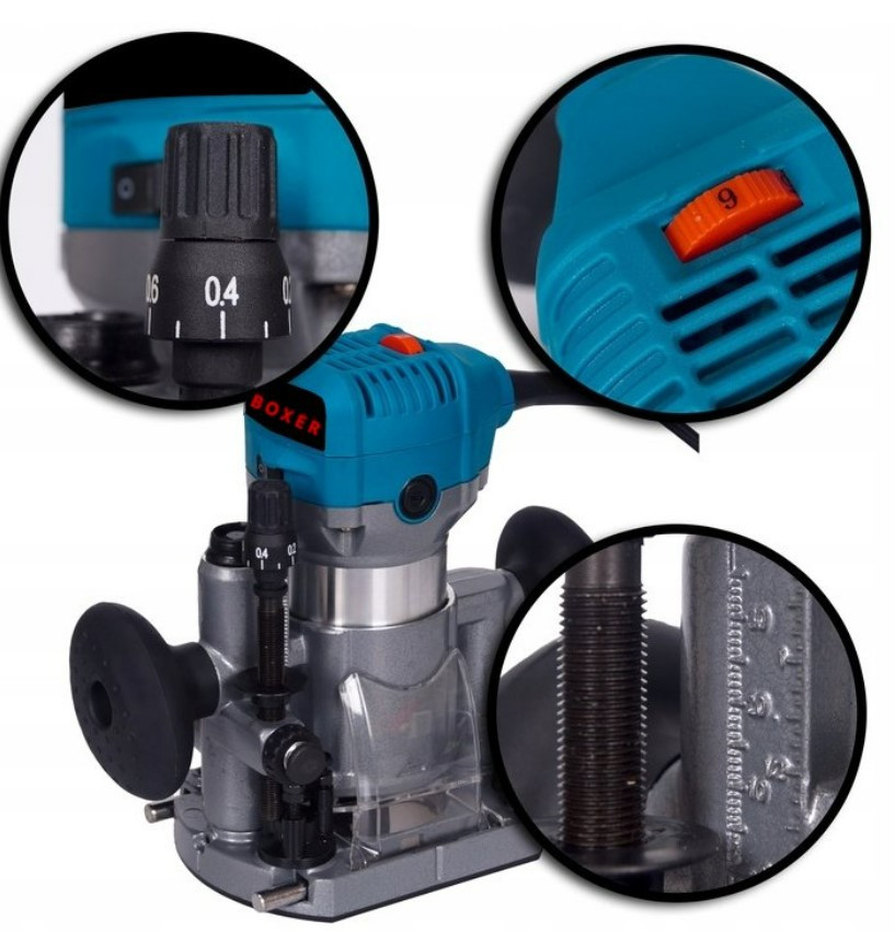 Electric Hand Milling Machine 2000 Watts 6/8mm + 12 Mills