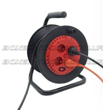 Extension Cord On A Coil Of 25 M, 4 Sockets 2950 Watts