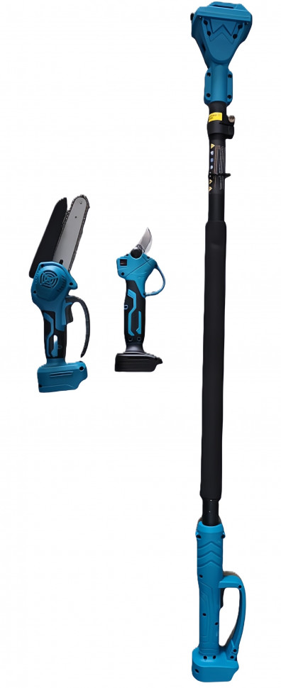 Cordless Set of Scissor Pruning Shear + Circular Saw Set 2 In 1, 48 Vlt