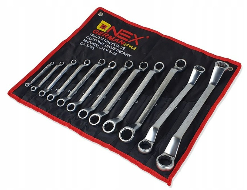 Set Of Curved Wrenches 12 Pcs, 6-32 Mm