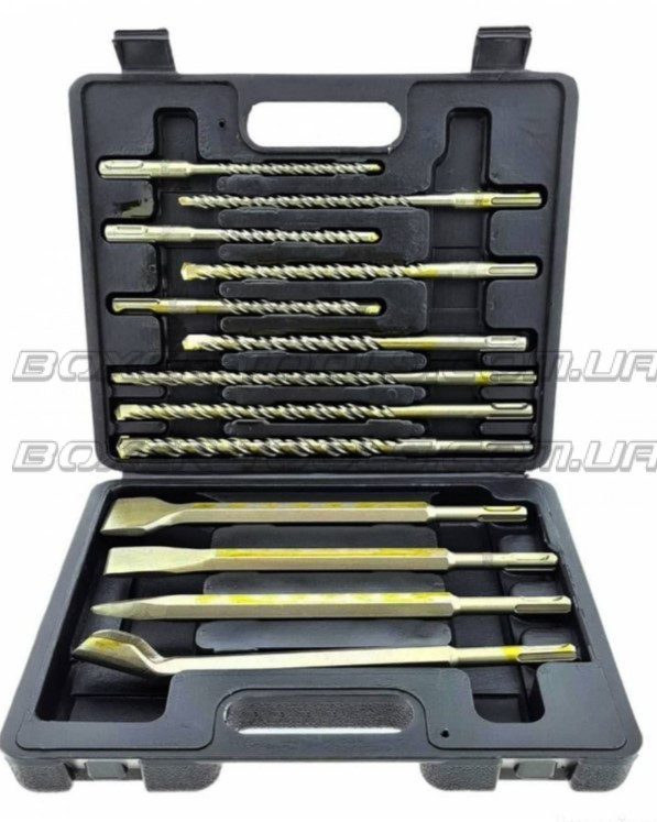 Chisel And Drill 13 Pcs Set