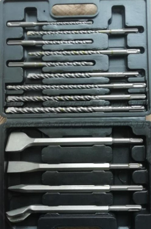 Chisel And Drill 13 Pcs Set