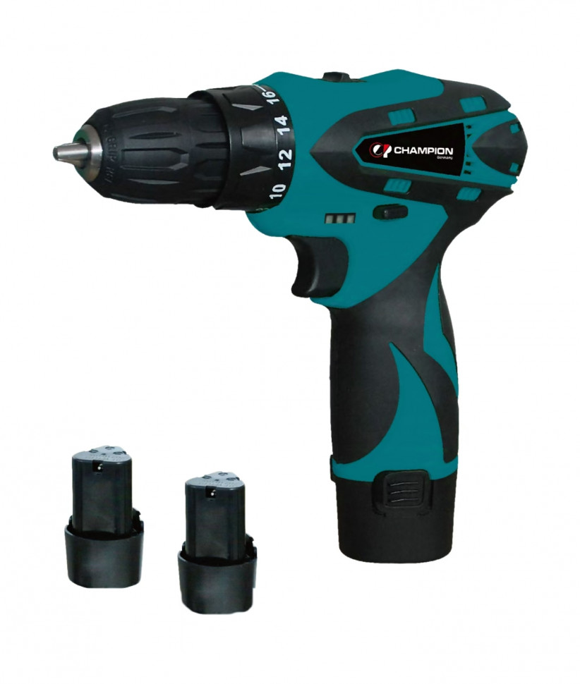 Cordless Drill With/2 Batteries, 21 Volts, 1 Speed
