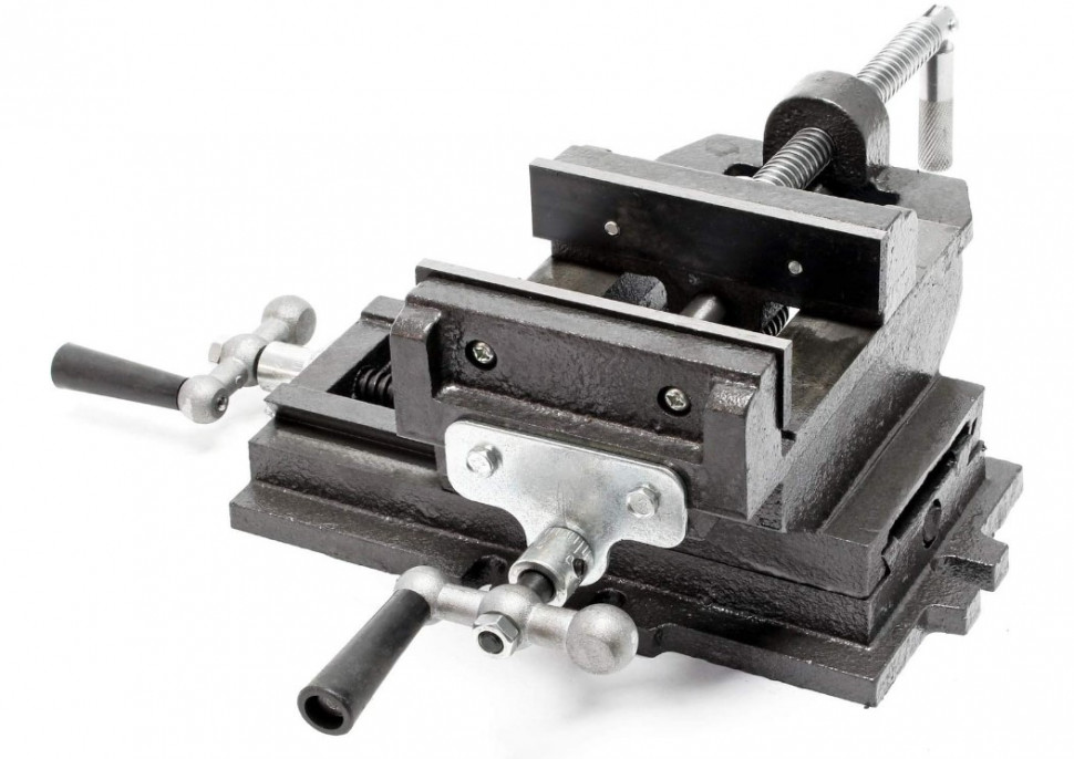 Biaxial Cross Machine Vice, 100 Mm