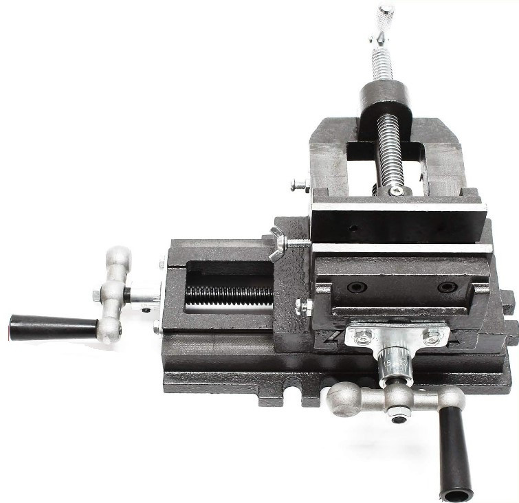 Biaxial Cross Machine Vice, 100 Mm